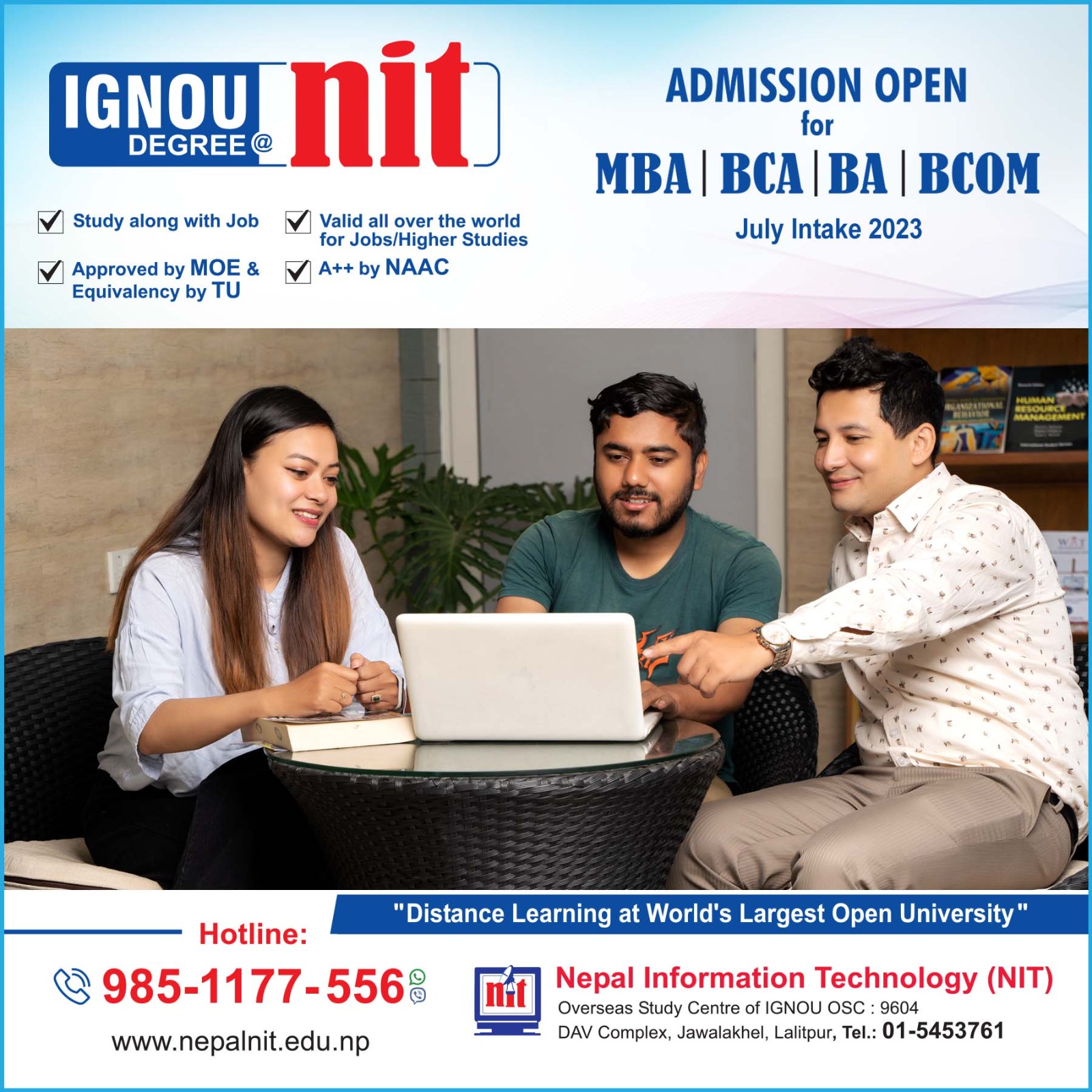 NIT Nepal | Nepal NIT, a center for distance learning and online ...