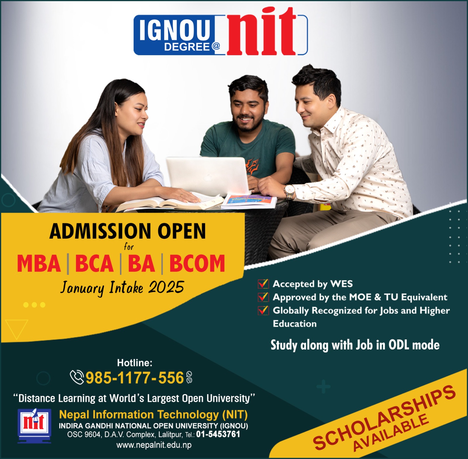 NIT Nepal | Nepal NIT, a center for distance learning and online ...